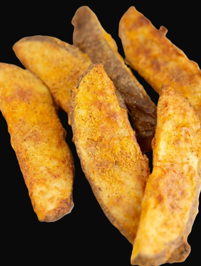 POTATO WEDGES BATTERED (PER KG)– Lim Traders